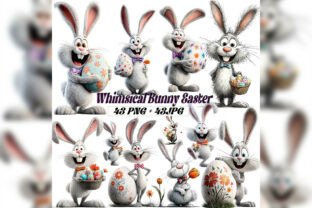 Whimsical Easter Bunny Clipart Graphic by One-touch · Creative Fabrica