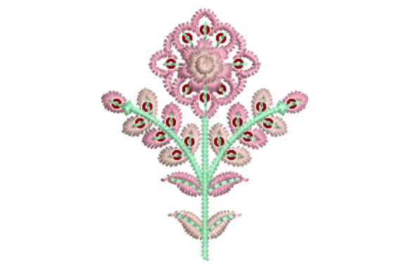 Beautiful Wildflowers Embroidery Design · Creative Fabrica