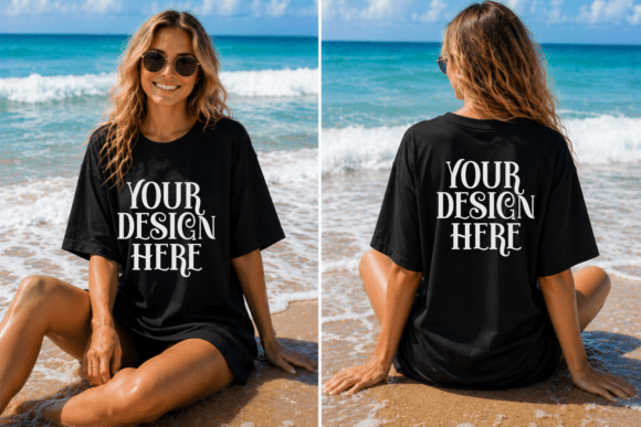 Gildan 18500B Front and Back Mockup 4 Graphic by TrendyMocks · Creative ...