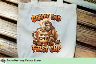 Coffee Dad Funny Cartoon Graphic Graphic by Digital Delights · Creative ...
