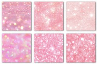 Pastel Pink Glitter Seamless Background Graphic by Precision Patterns ...