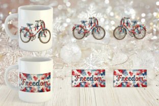 Patriotic Patchwork Parade Mug Wrap PNG Graphic by Artnoy · Creative ...