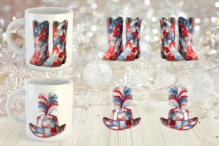 Patriotic Patchwork Parade Mug Wrap PNG Graphic by Artnoy · Creative ...