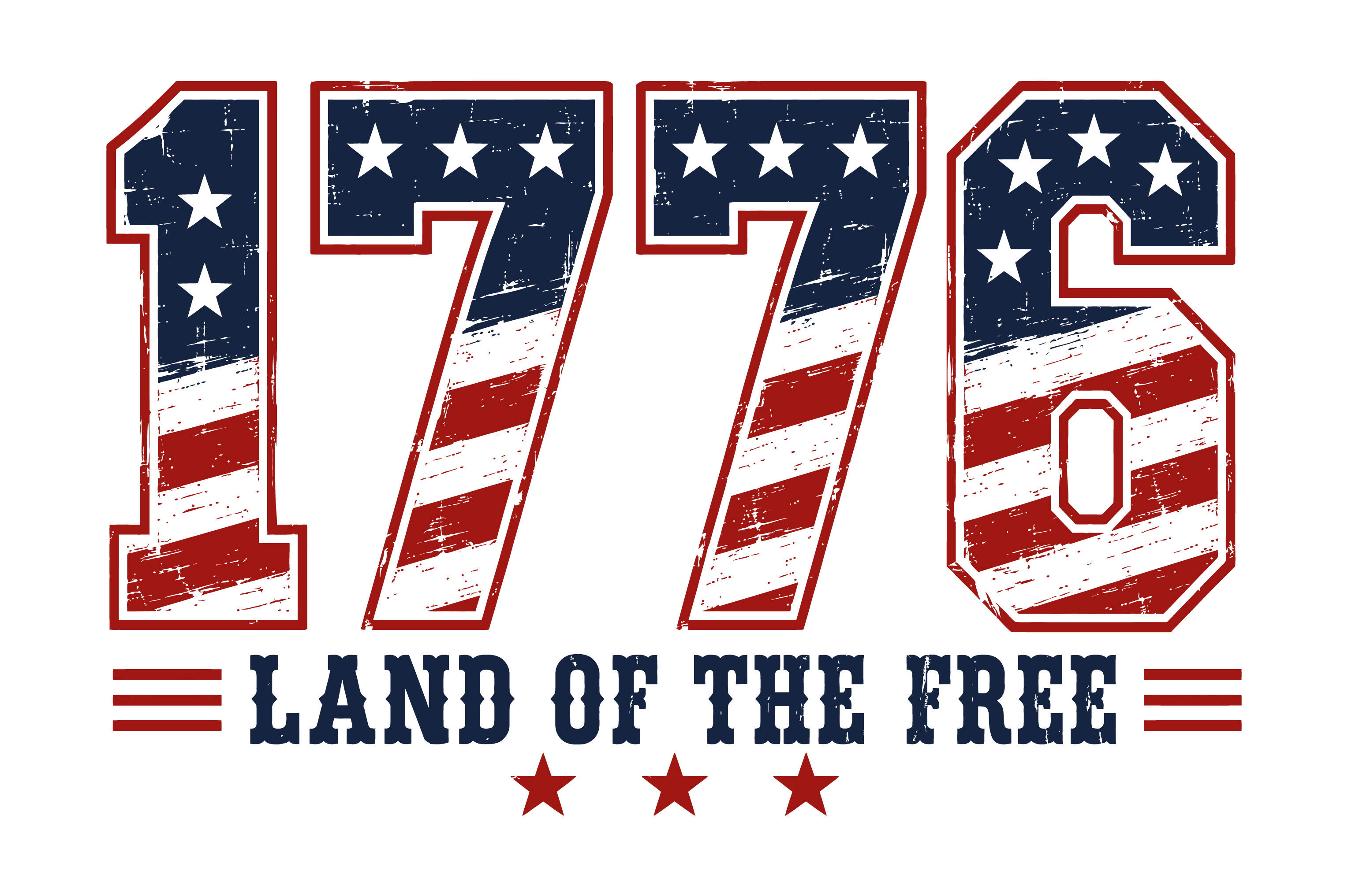 1776 Land of Free SVG Graphic by sr_sohag · Creative Fabrica
