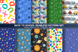 Back to School Digital Paper Classroom Graphic by cinthyajuin ...