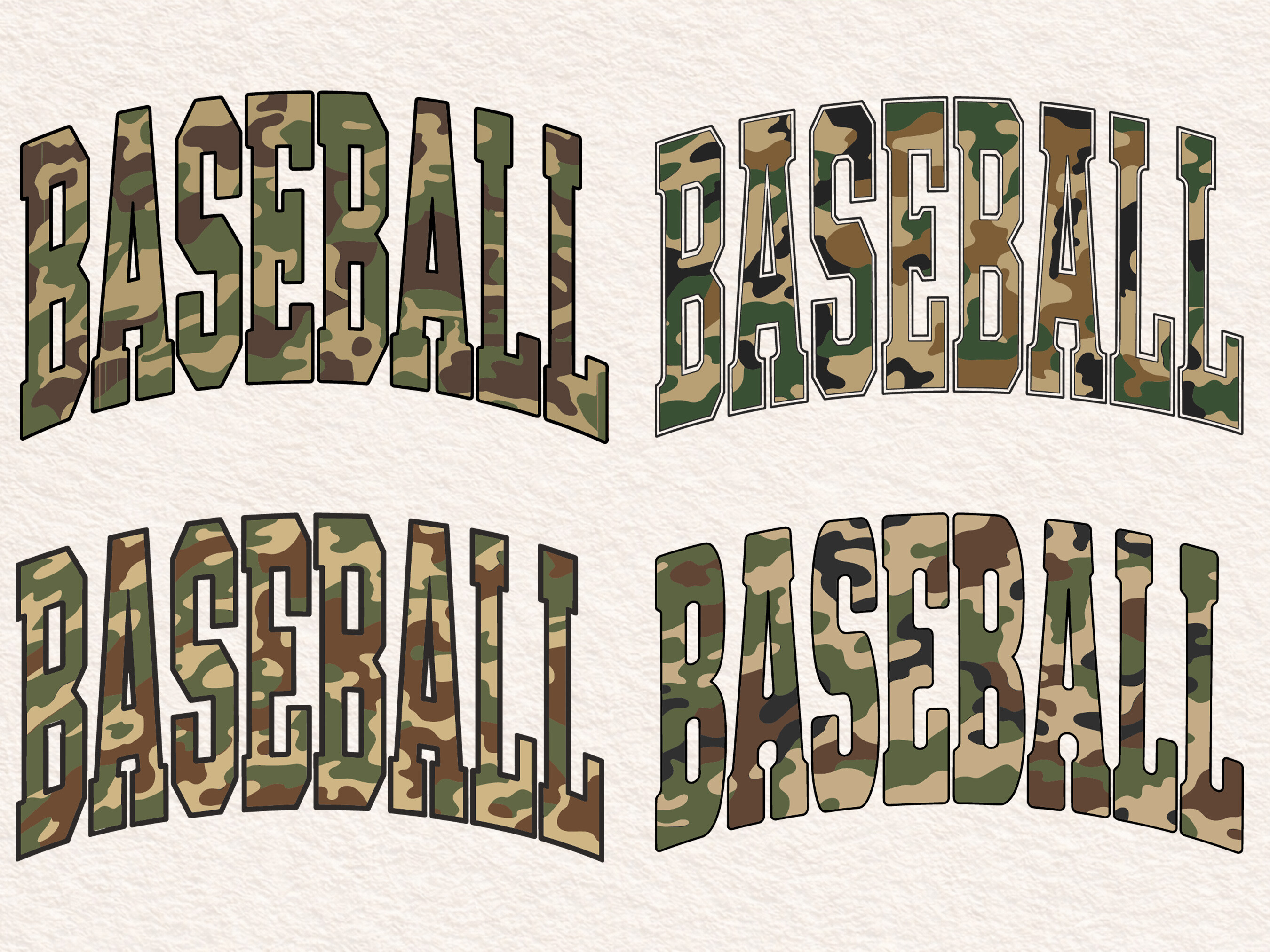 Baseball Camo Print Sublimation PNG Graphic by SvgModes · Creative Fabrica