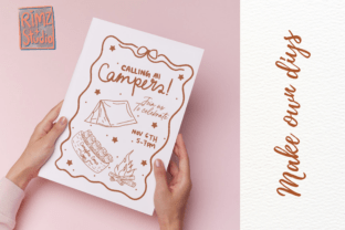 Camping Mom Hand Drawn Clipart Bundle Graphic by RimzStudio · Creative ...