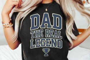 Dad the Real Legend Trophy Png Graphic by gregoraciiart · Creative Fabrica
