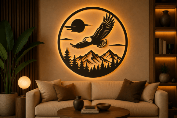 14 Rustic Eagle Decor Svg Designs & Graphics