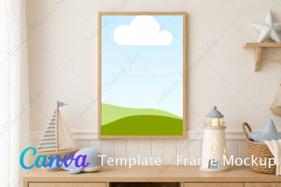 Frame Mockup Canva Graphic by Mockups Shop · Creative Fabrica