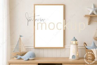 Frame Mockup Kids Graphic by Mockups Shop · Creative Fabrica