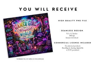 Gamer Girl Magical Tumbler Wrap PNG Graphic by Luv Bijou · Creative Fabrica