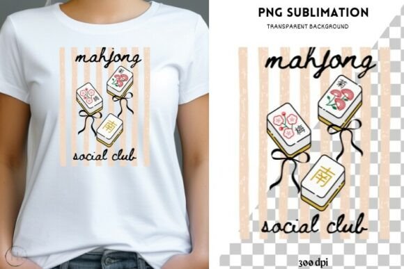 Mahjong Png Design for T-shirts Graphic by Tanya Kart · Creative Fabrica