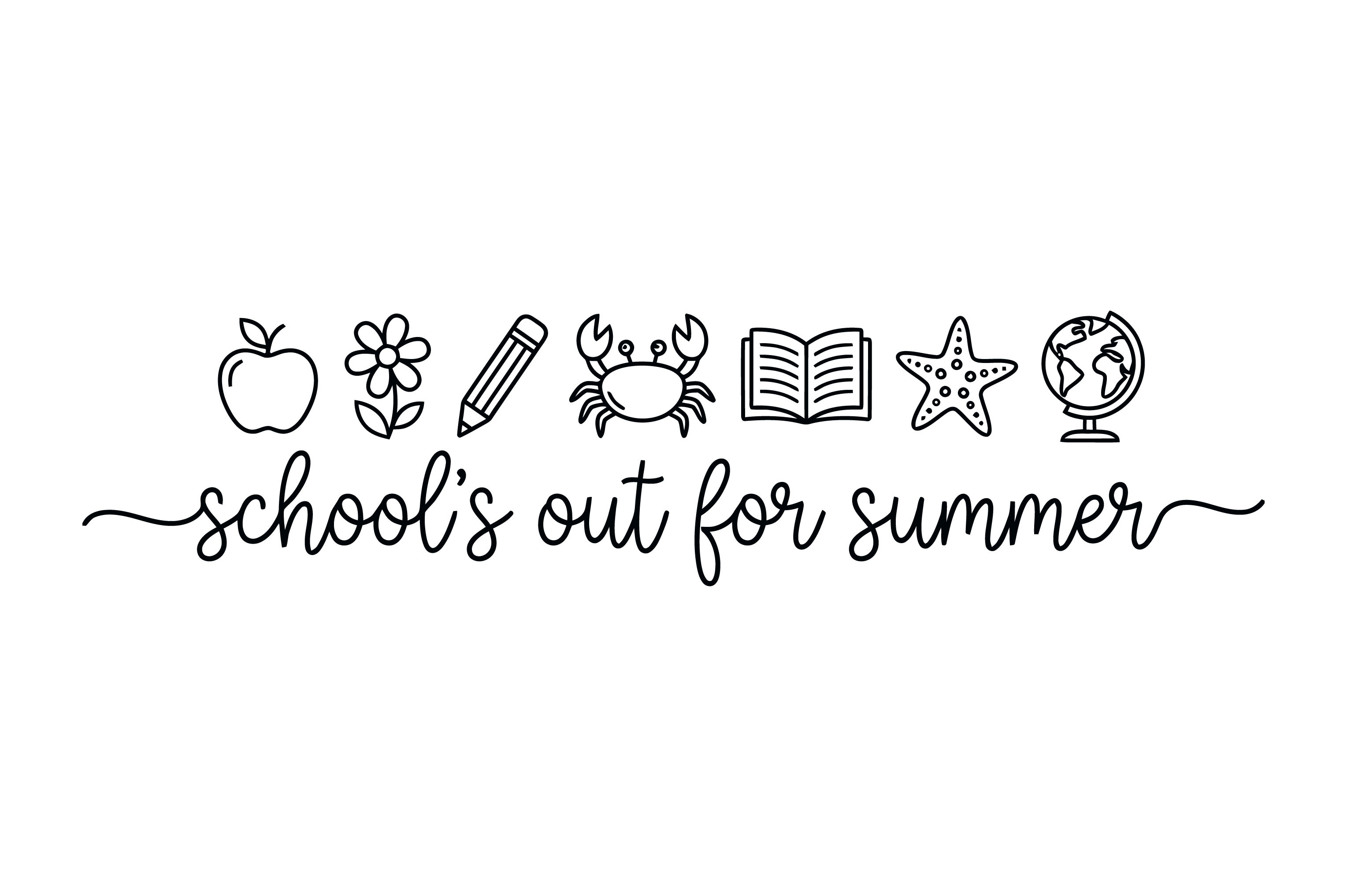 Schools out Summer SVG Graphic by Design Station · Creative Fabrica