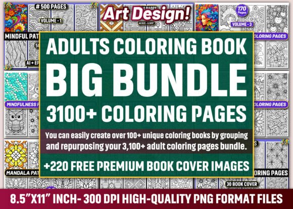 Adult Coloring Pages (2026) 👩‍🎨👨‍🎨🖼 | 71789+ Printables - Creative Fabrica
