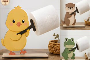 Animal Toilet Paper Holder SVG Bundle · Creative Fabrica