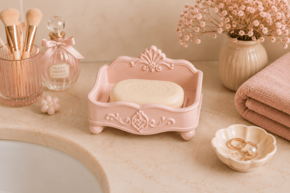 Art Nouveau Soap Dish - Soap Tray STL · Creative Fabrica