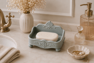 Art Nouveau Soap Dish - Soap Tray STL · Creative Fabrica