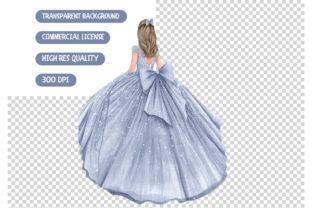 Dark Blue Quinceanera Clipart Bundle Graphic by TatiMockups · Creative ...