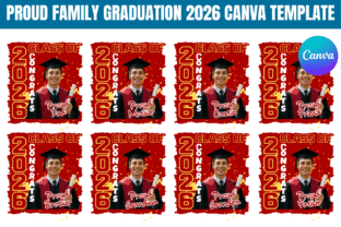 Proud Family Graduation 2026 Template Graphic by Gfx Shaown · Creative ...