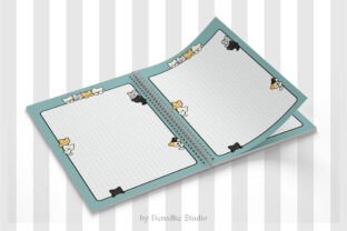 Cat Printable Notes Page Graphic by denalliecreative · Creative Fabrica