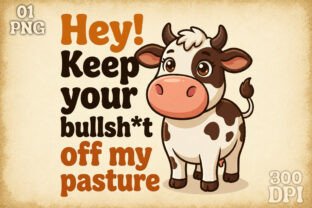 Funny Cow Quotes PNG Graphic by Sublimation Studio · Creative Fabrica
