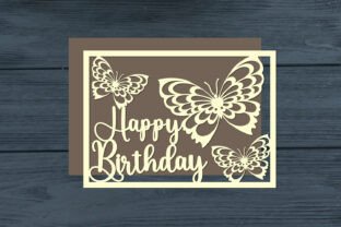 Happy Birthday Butterfly Cut Files Graphic by assalwaassalwa · Creative ...