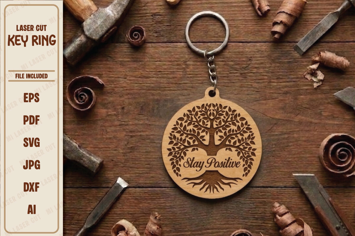 Inspirational Quote Keychain SVG · Creative Fabrica