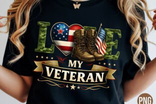 Love My Veteran Military Combat PNG Graphic by MOO CREATIONS · Creative ...