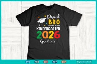 Proud Bro of a Kindergarten Graduate Graphic by Exsvg · Creative Fabrica