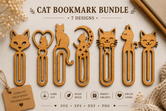 Wood Bookmark Laser Cut SVG · Creative Fabrica