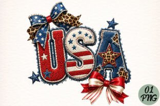 4th of July Faux Patchwork USA PNG Graphic by Digital Artistic99 ...