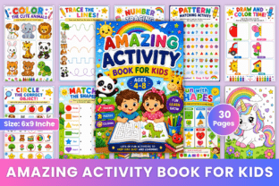 Amazing Activity Book for Kids Graphic by KDPMart · Creative Fabrica