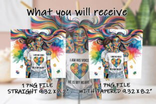 Autism Awareness Art 20oz Tumbler Wrap Graphic by Marino · Creative Fabrica