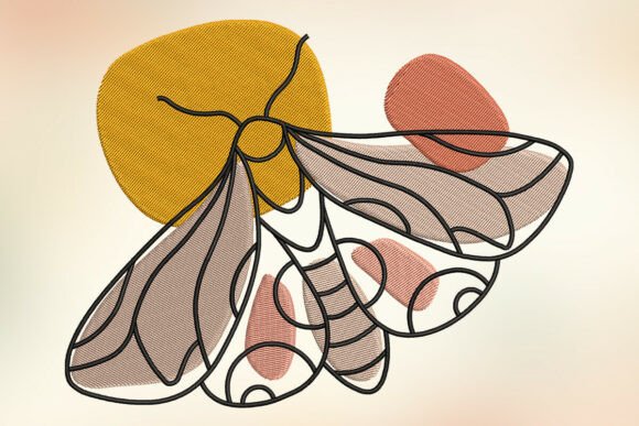Butterfly Embroidery Design · Creative Fabrica