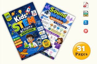 Kids STEM Activity Workbook Graphic by KDPLab · Creative Fabrica