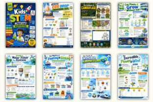 Kids STEM Activity Workbook Graphic by KDPLab · Creative Fabrica