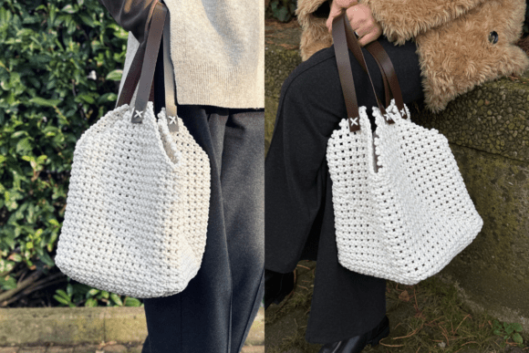 Macrame Tote Bag PDF Pattern · Creative Fabrica
