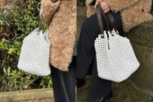 Macrame Tote Bag PDF Pattern · Creative Fabrica