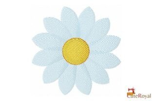 Pastel Daisy – Florentine Tatami Stitche · Creative Fabrica