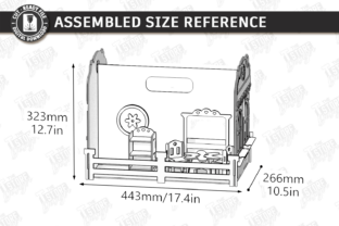 Portable Doll House Laser Cut | Kids SVG · Creative Fabrica