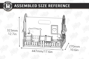 Portable Doll House Laser Cut | Kids SVG · Creative Fabrica