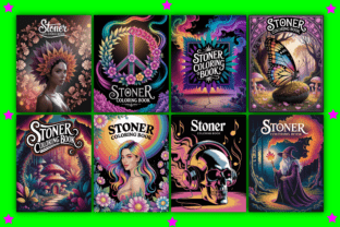 Stoner Coloring Pages for Adults Graphic by BOSS DESIGN · Creative Fabrica