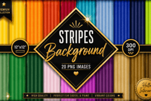 Stripe Background | 20 Digital Papers Graphic by Hello Interiors ...