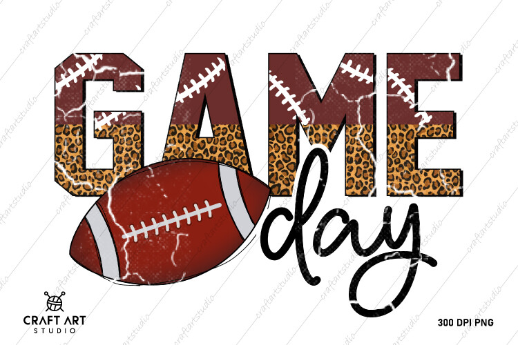 Game Day T Shirt Design, Football PNG Graphic by CraftArtStudio ...