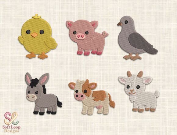 Farm Animals Embroidery Designs (2026) - 1097+ Free & Premium ...