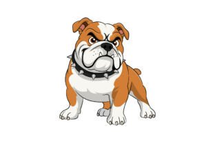 Bulldog Cartoon Mascot Vector Design Graphic by mohammad.zeeshan1990 ...