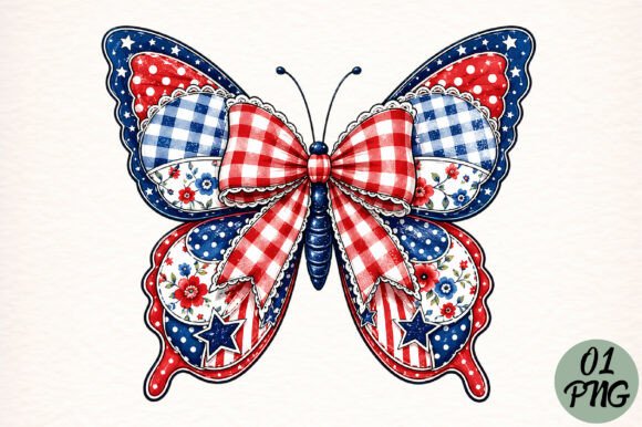 Butterfly USA PNG Graphic by Digital Artistic99 · Creative Fabrica