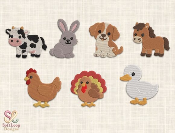 Farm Animals Embroidery Designs (2026) - 1125+ Free & Premium ...