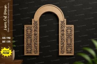 Decorative Arch Frame Laser Cut SVG · Creative Fabrica